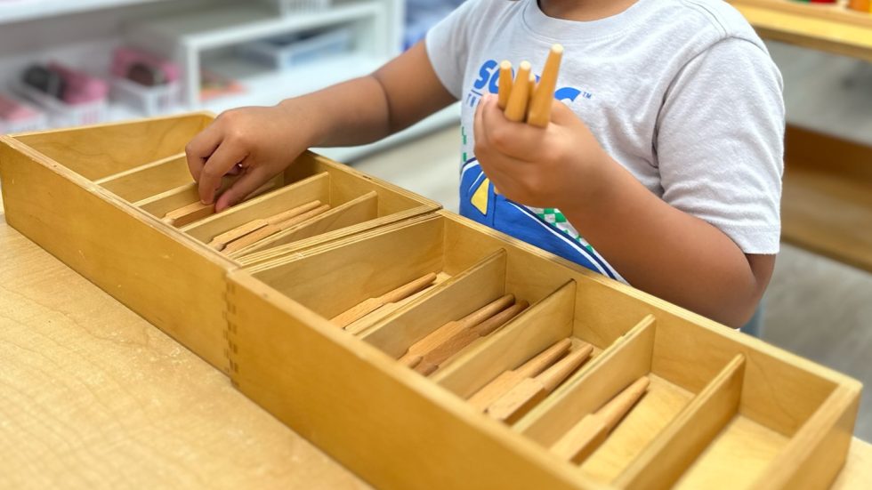 The Spindle Boxes | Montessori Daoshi